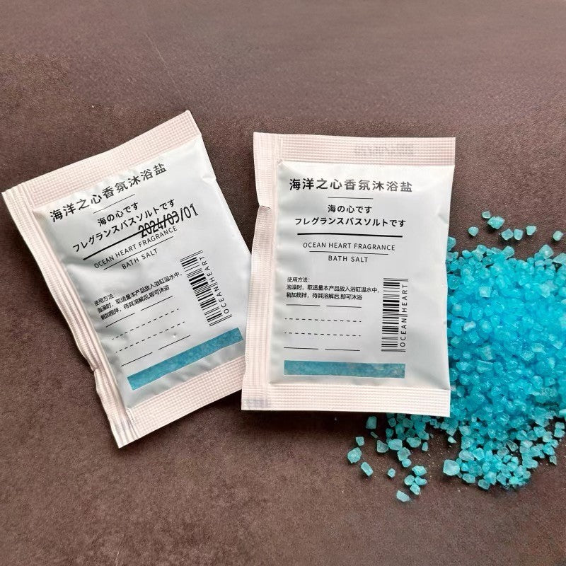 Home Disposable Bath Salt 30pcs/pack Ocean Scent/Lemon Scent for Foot Bath